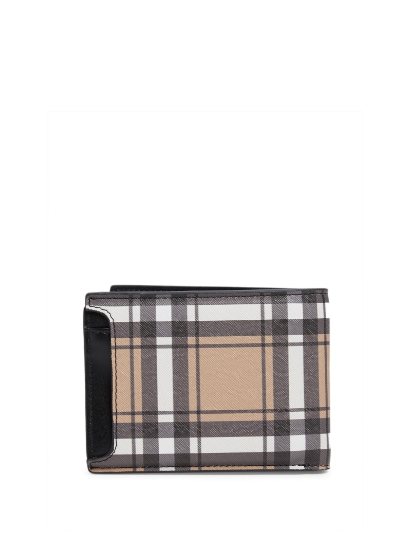 Plaid Bifold Wallet | GUESS Factory Ca