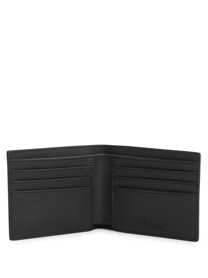 Color-Block Logo Bifold Wallet | GUESS Factory Ca
