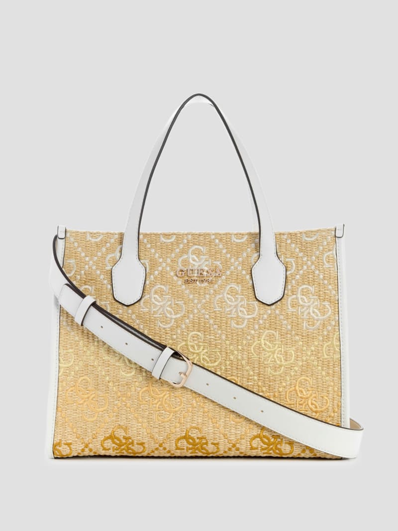 GUESS® Silvana Raffia Tote