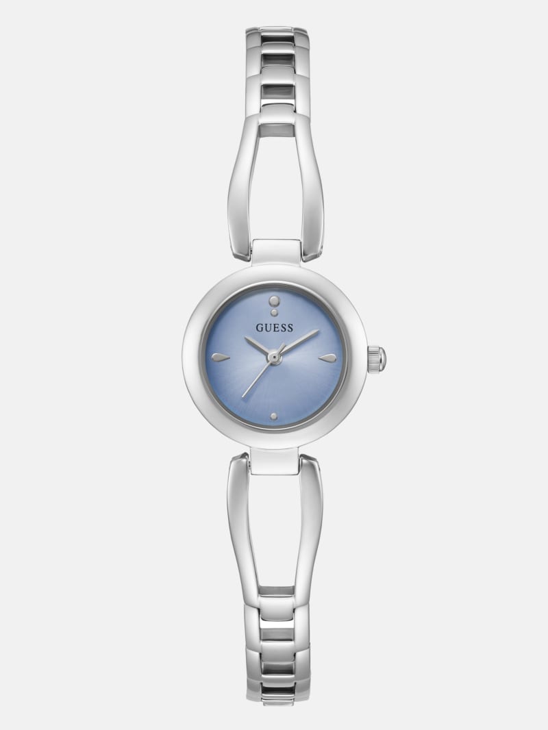 Silver-Tone Analog Watch | GUESS Factory