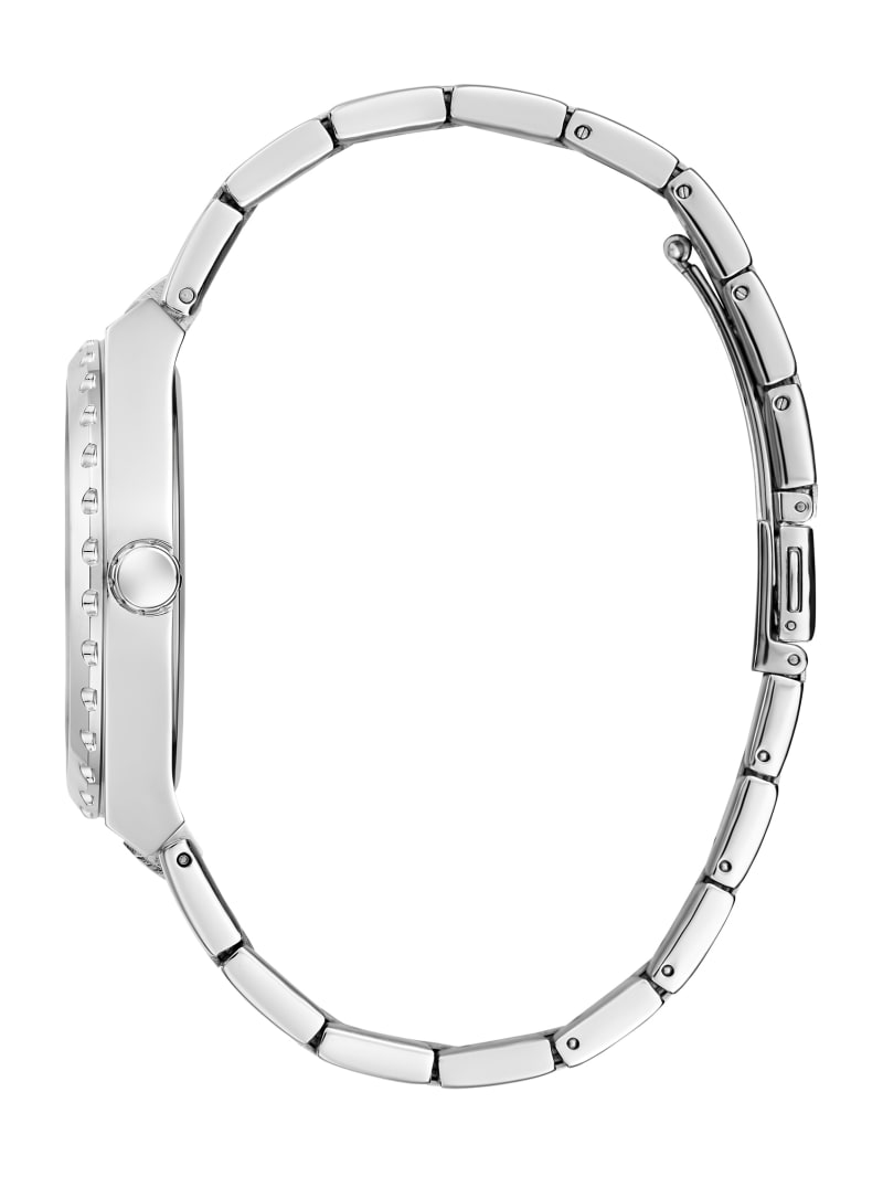 Silver-Tone Analog Watch | GUESS Factory