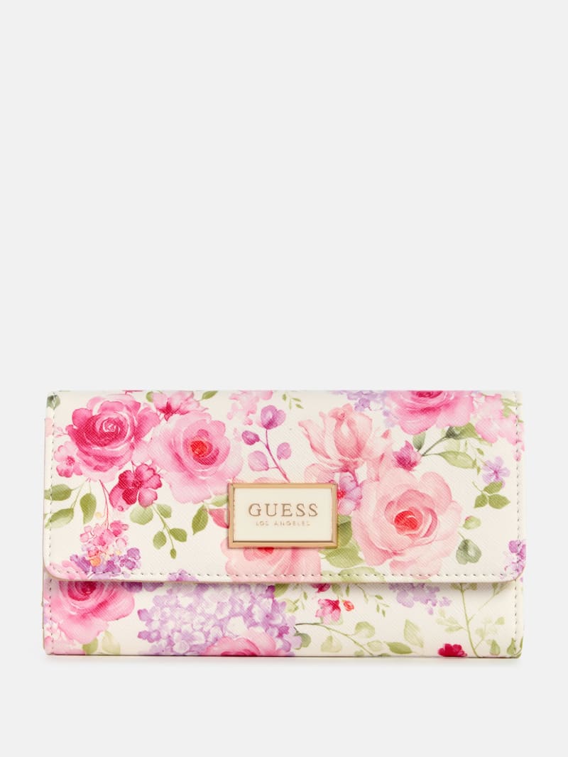 Abree Floral Slim Clutch | GUESS Factory