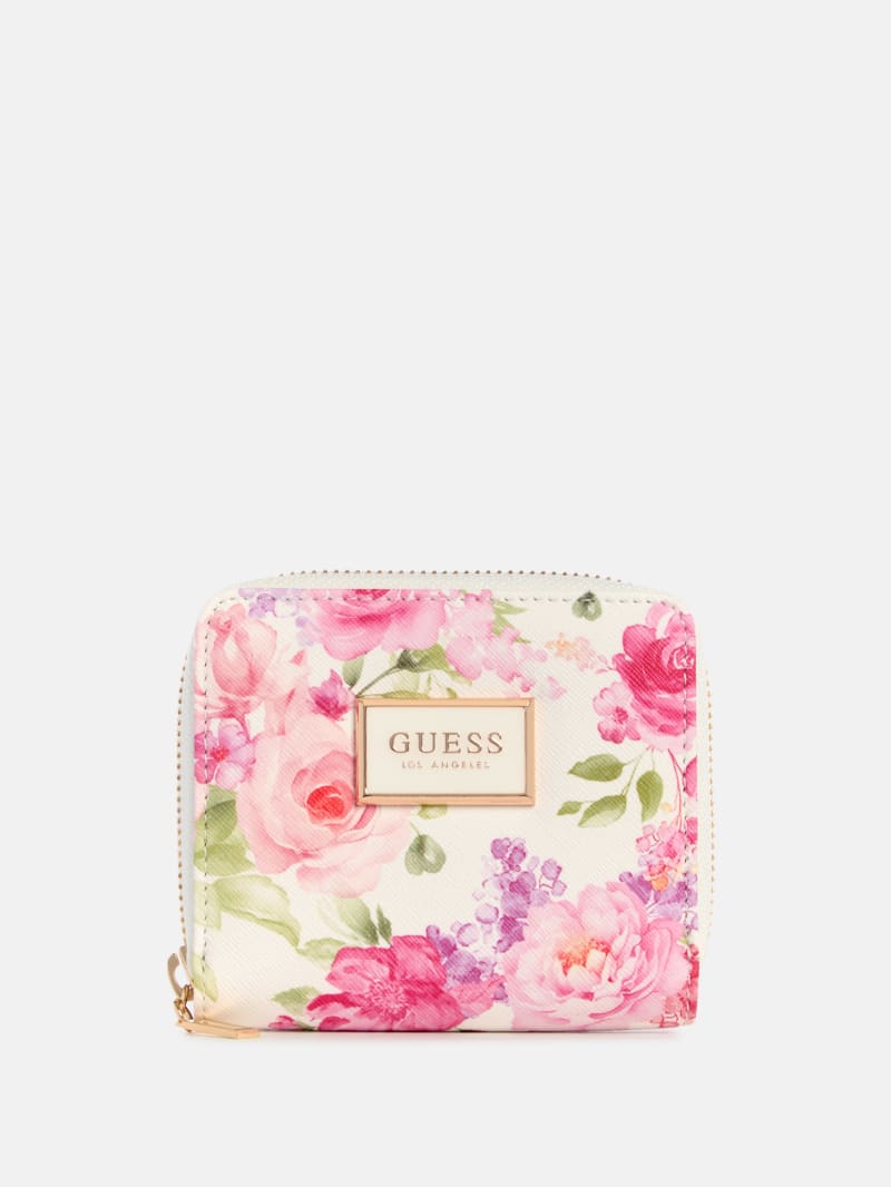Abree Floral Small Wallet | GUESS Factory
