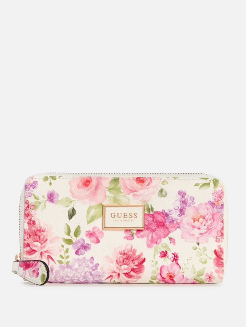 Abree Floral Medium Wallet | GUESS Factory Ca