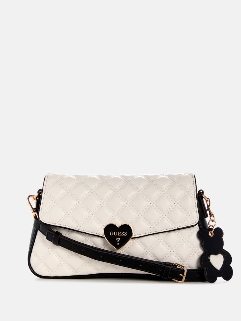 Vivian Quilted Flap Crossbody | GUESS Factory Ca