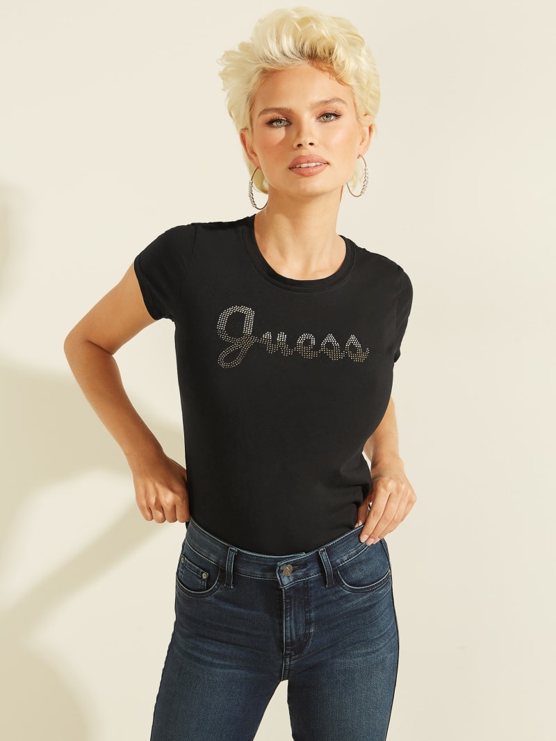 Guess - Split Script Logo Tee