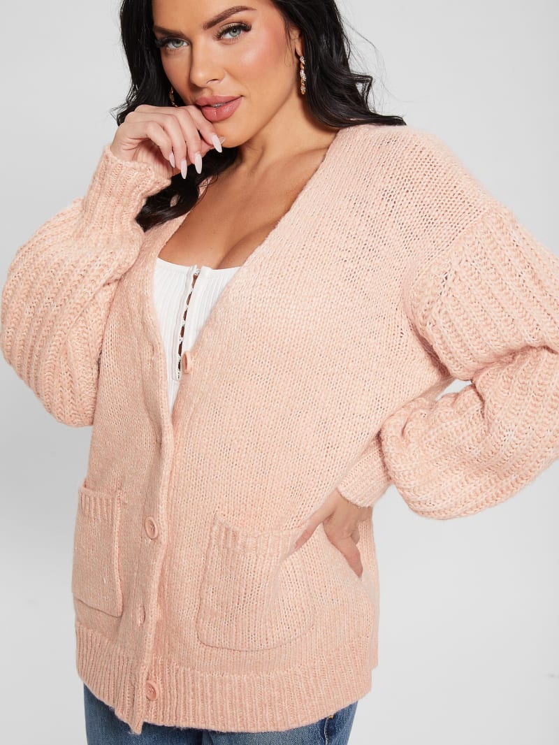Eco Hiro Knit Cardigan Sweater | GUESS