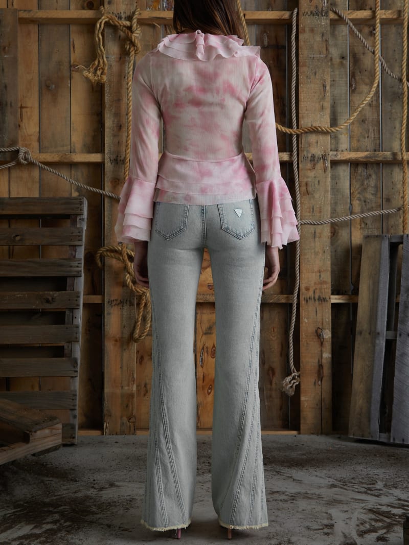 panel denim flare pants | GUESS