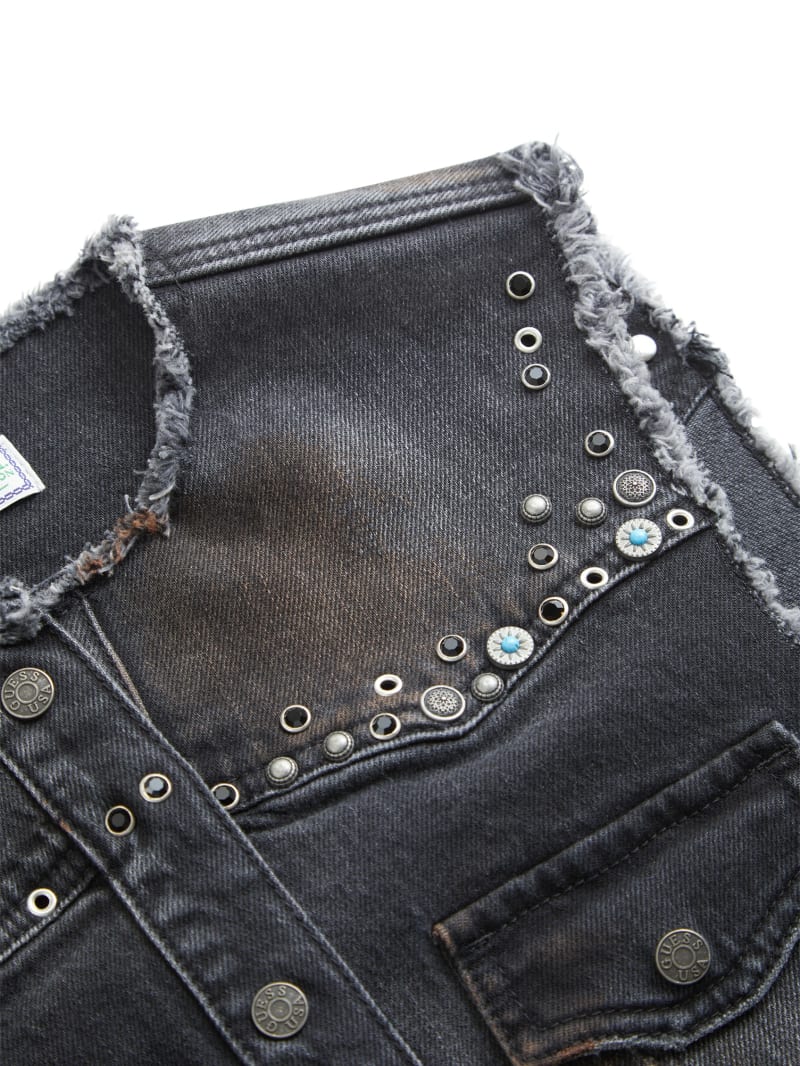 western denim vest | GUESS