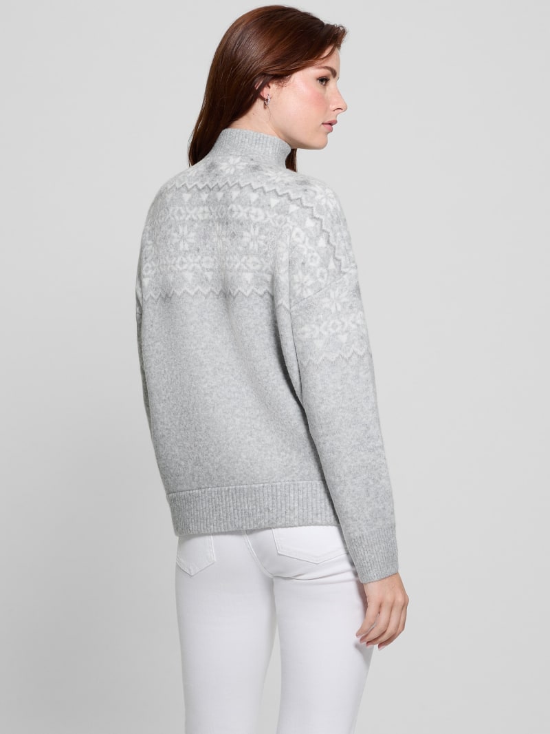 Half-Zip Wool-Blend Pullover Sweater | GUESS Half-Zip Wool-Blend Pullover Sweater | GUESS