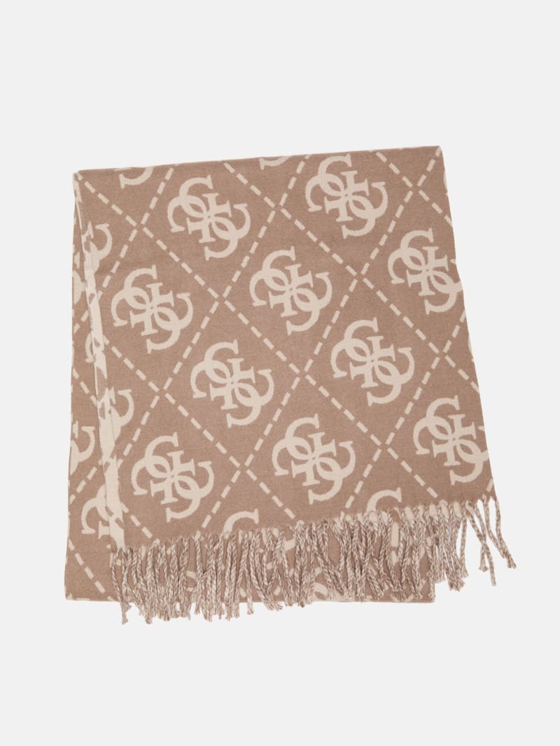 Signature Jacquard Scarf | GUESS Canada