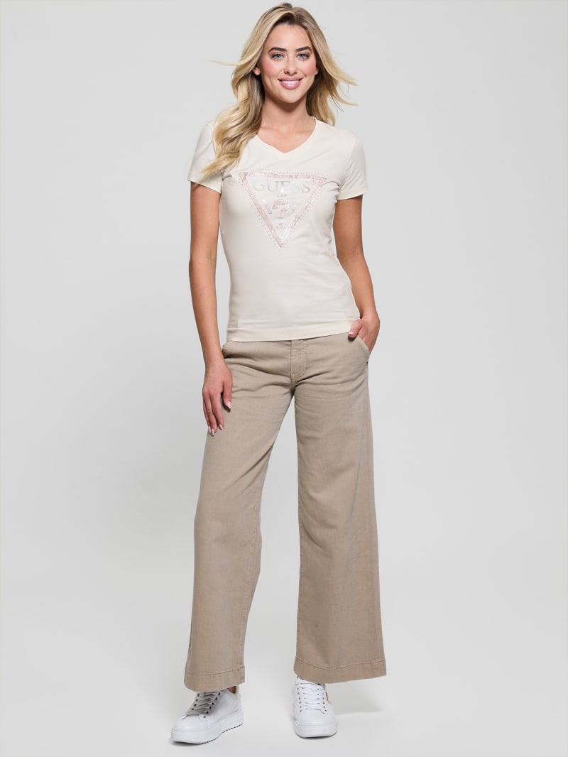 Eco Python Signature Triangle Tee | GUESS Canada