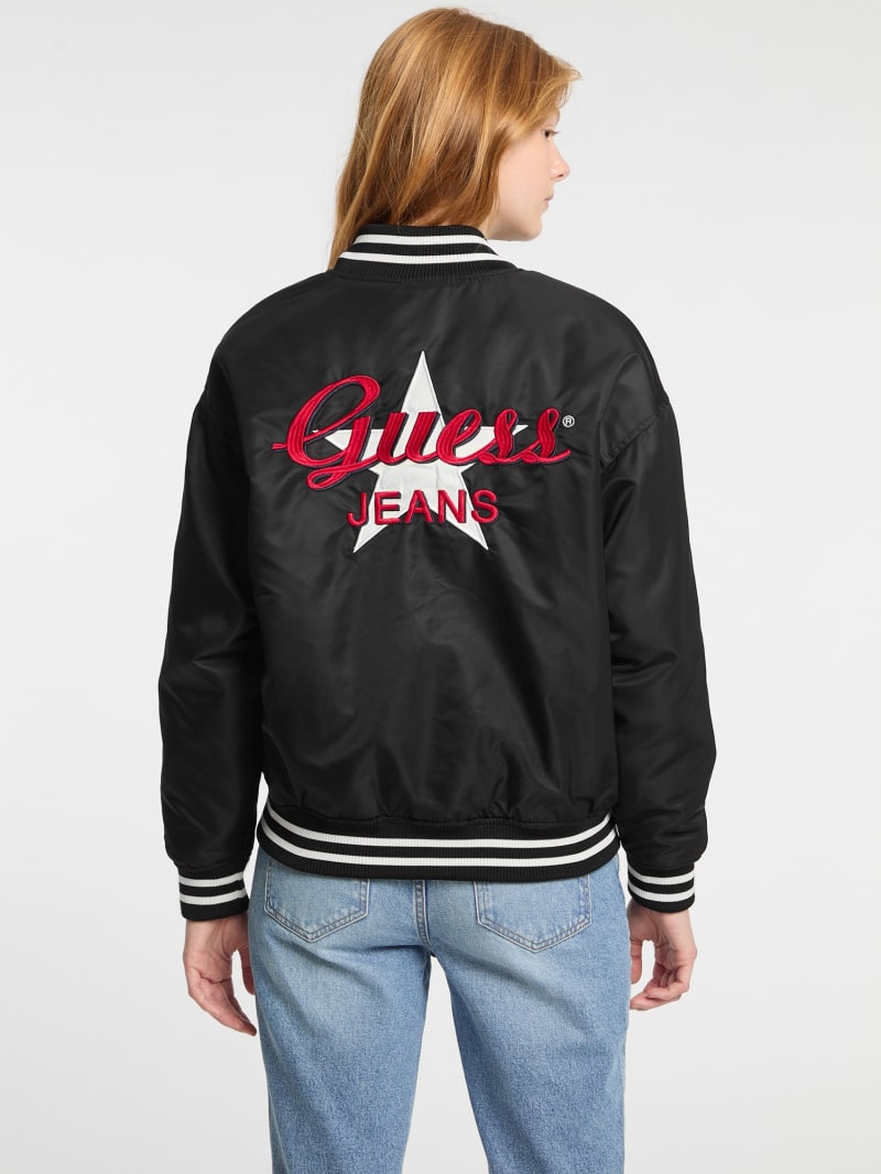 Eco Embroidered Varsity Jacket | GUESS Jeans Eco Embroidered Varsity Jacket | GUESS Jeans