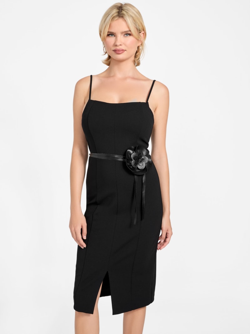 GUESS® Blake Flower Belt Dress