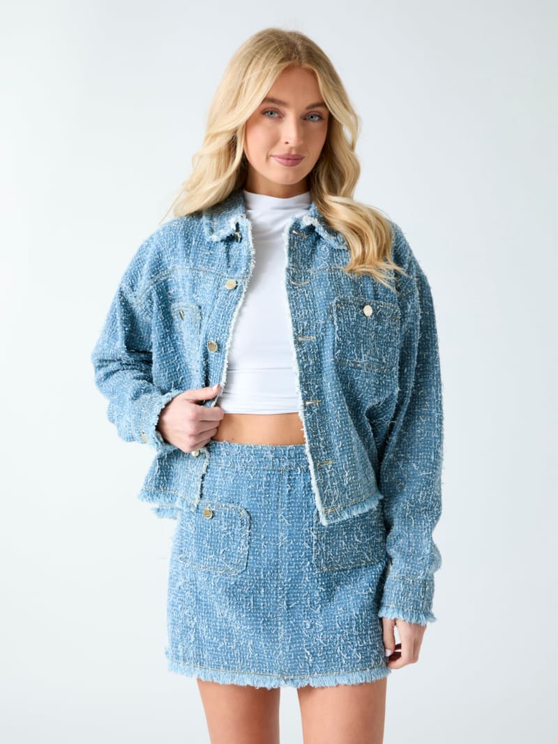 GUESS® Denim tweed jacket
