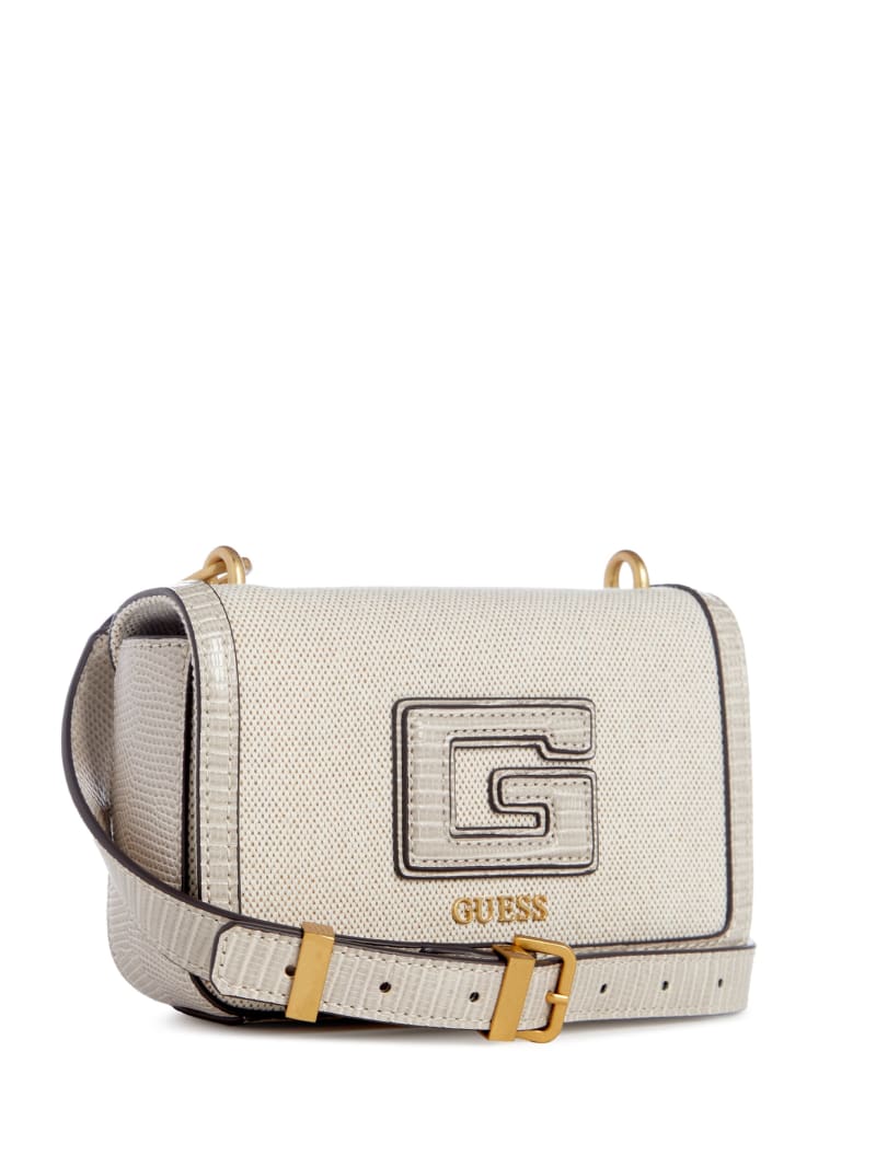 G Status Snake-Embossed Mini Crossbody | GUESS Canada
