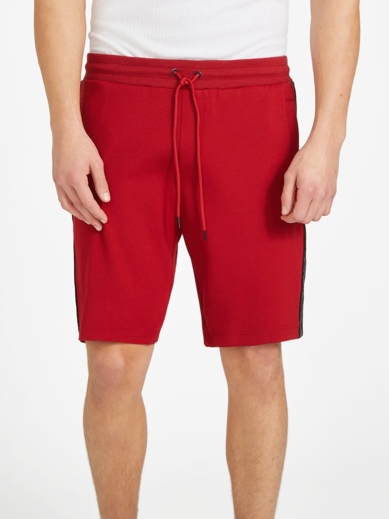 Jon Logo Tape Shorts | GUESS Factory