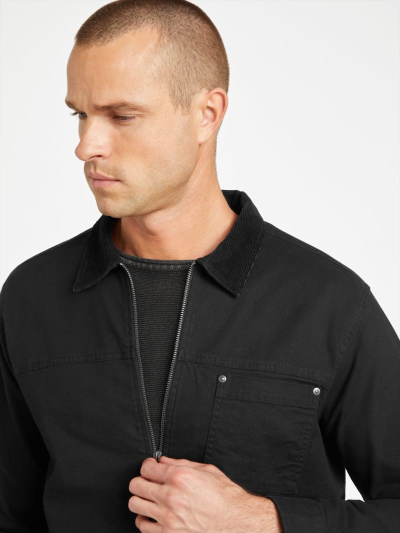 Marrow Zip-Up Shirt | GUESS Factory
