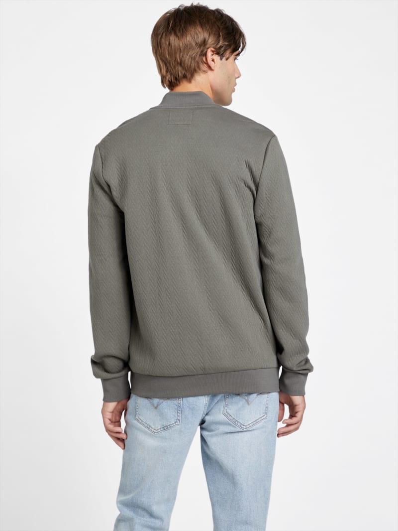 Oscar Mock-Neck Flight Jacket | GUESS Factory