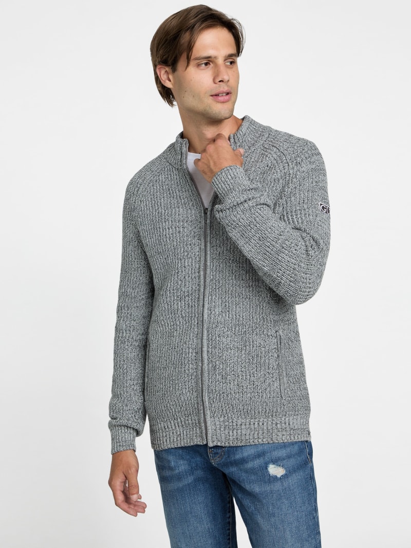 Gabriel Mock-Neck Sweater | GUESS Factory