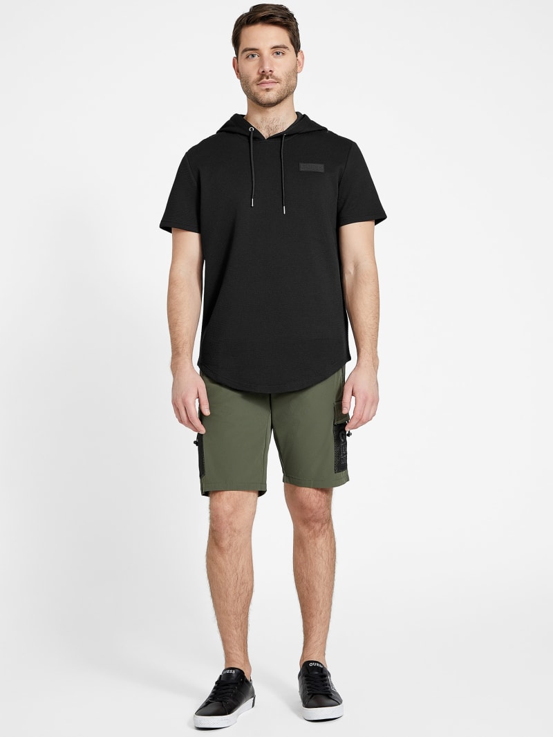 Khaleb Mesh Hoodie | GUESS Factory