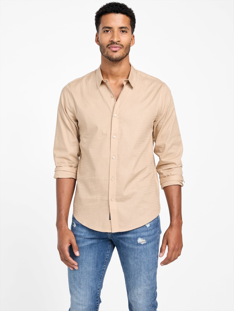 Gary Textured Shirt | GUESS Factory