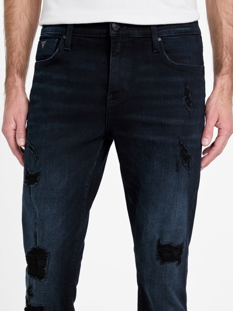 Steward Rip-and-Repair Skinny Jeans | GUESS Factory