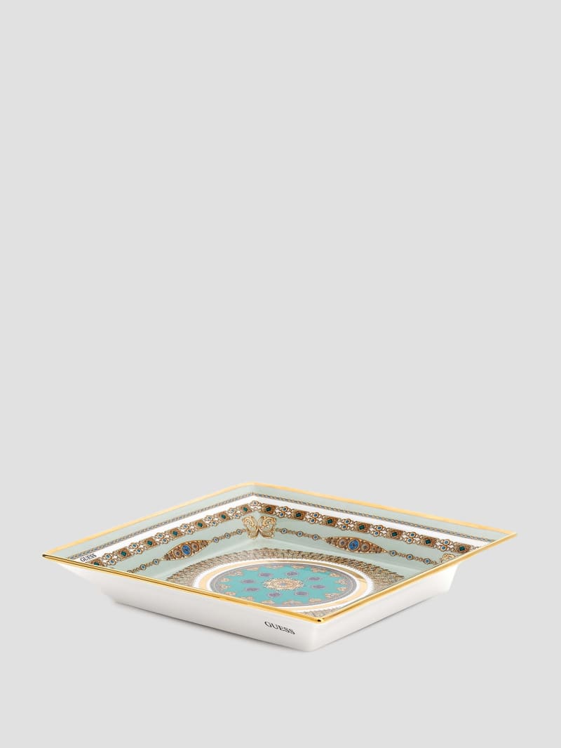 Porcelain Square Plate | GUESS