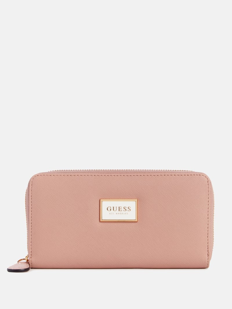Abree Medium Zip-Around Wallet | GUESS Factory