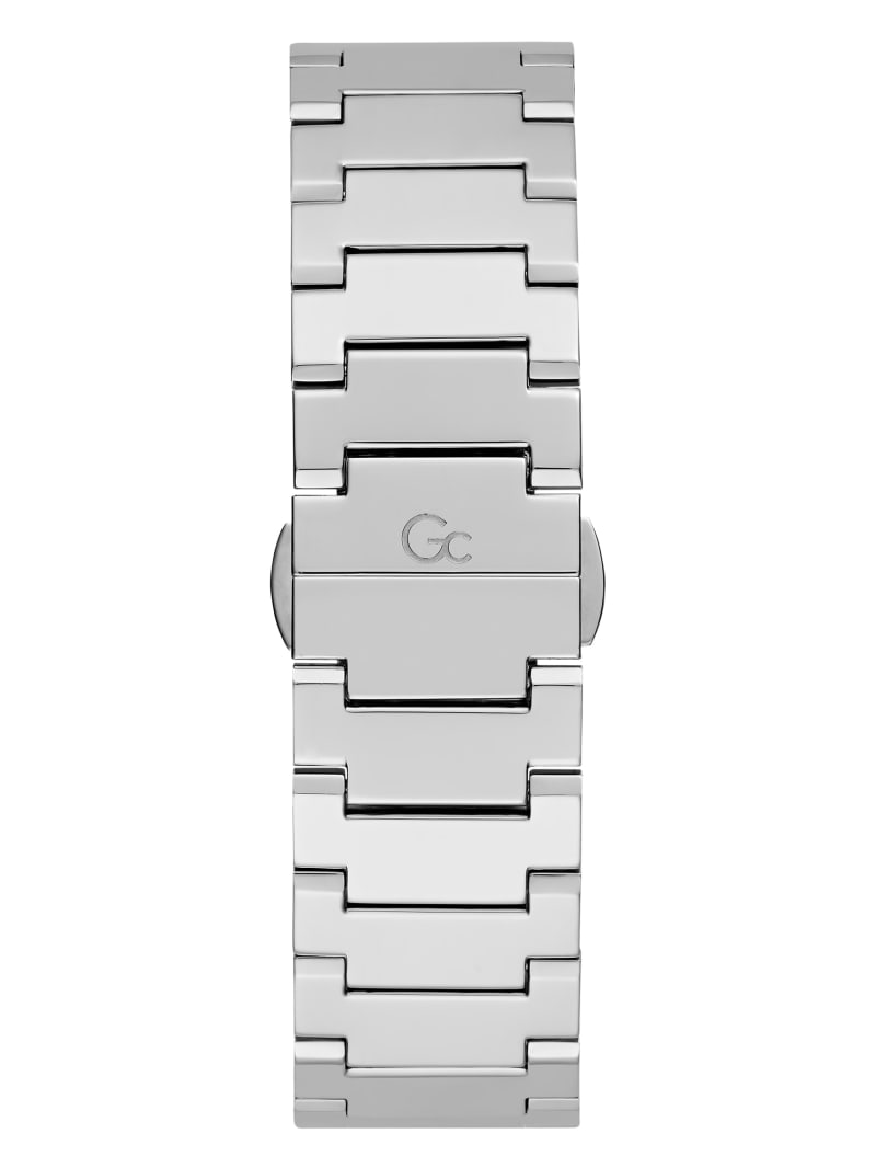Gc Silver-Tone and Light Blue Multifunction Watch | GUESS