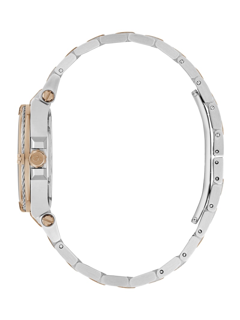 Two-Tone and Pearl Analog Watch | GUESS