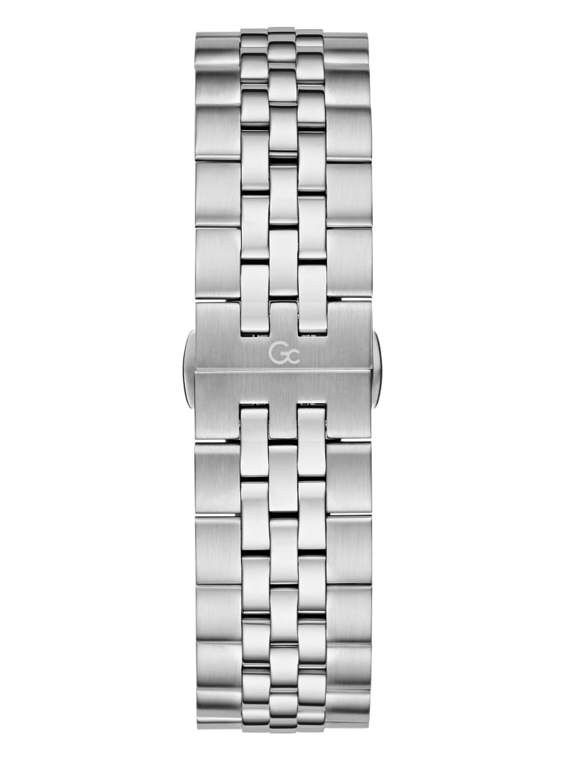 Gc Silver & Blue Chronograph Watch | GUESS