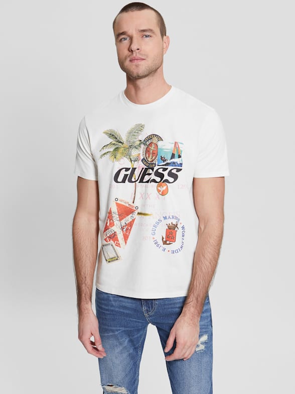 GUESS Mens T LOGO ￡3.31 abpglobal.org
