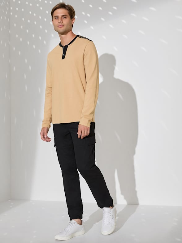 Men's Long-Sleeve Tees | GUESS Factory Men's Long-Sleeve Tees | GUESS Factory