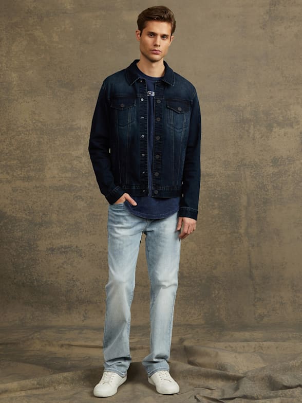 GUESS×WIND AND SEA OVERSIZE DEINM JACKET - metrorailnews.in